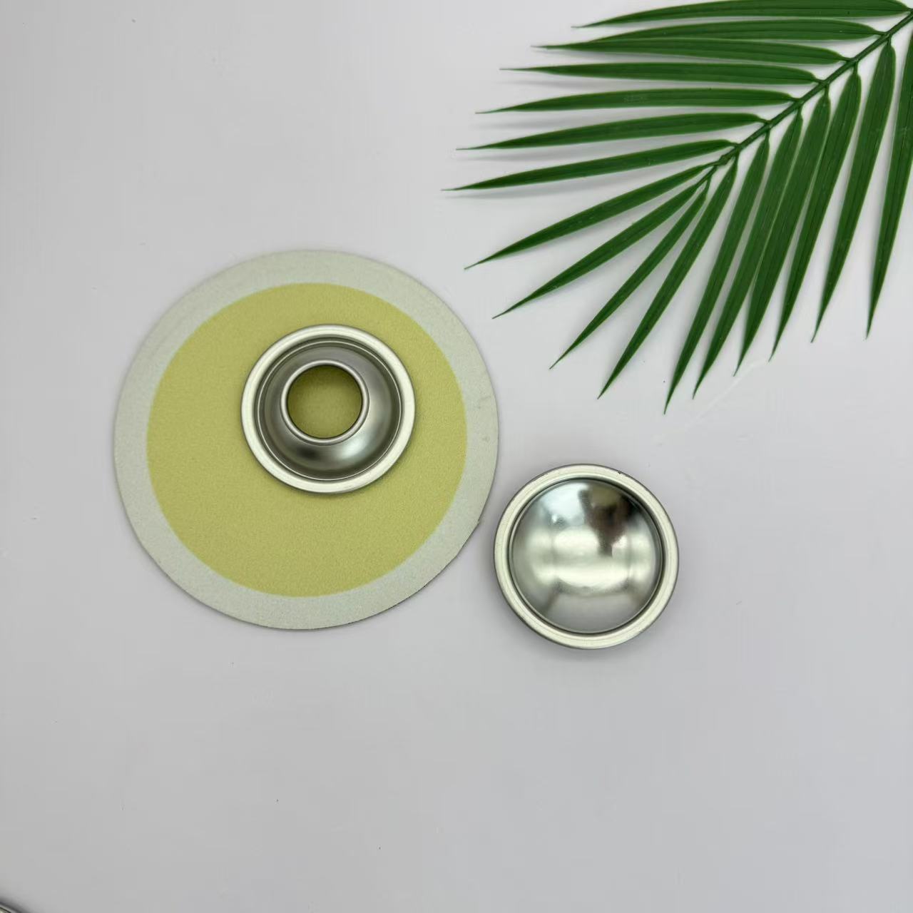 57mm Aerosol Tin Can Cone & Dome components - FUTEN