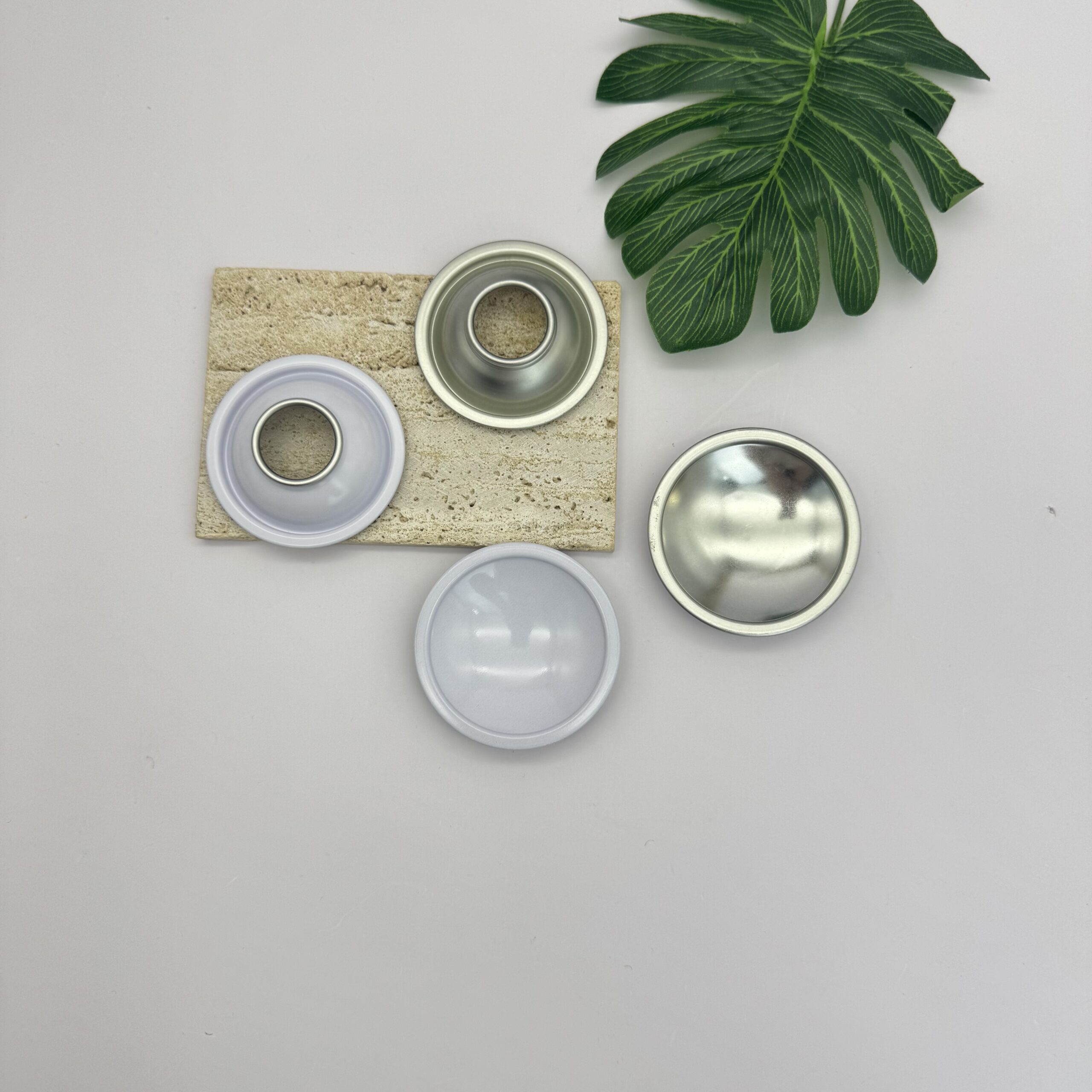 65mm Aerosol Tin Can Cone & Dome components - FUTEN